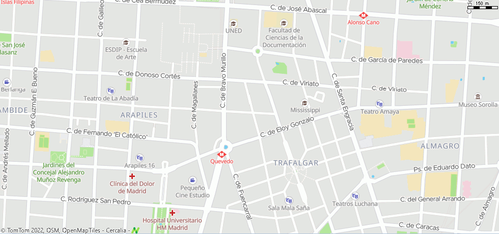 Piso en alquiler en Chamberi en Trafalgar por 1.150 €/mes
